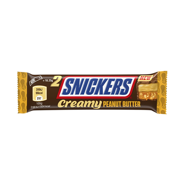 Snickers Creamy Peanut Butter 24×36,5g – SweetSpot