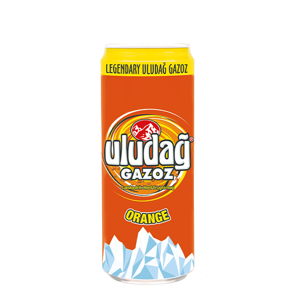 Uludağ Gazoz Orange (DK) ALU 24x33cl – SweetSpot