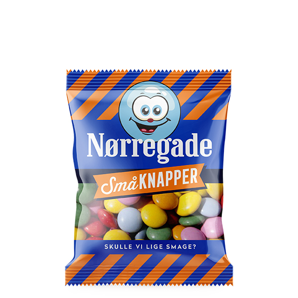 Nørregade Små Knapper 100x10g – SweetSpot