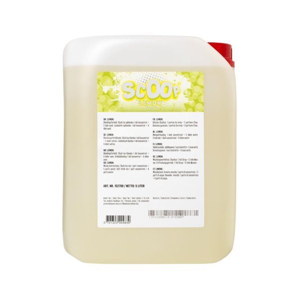 Scoop Slush Ice Lemon u. Azo 5L – SweetSpot