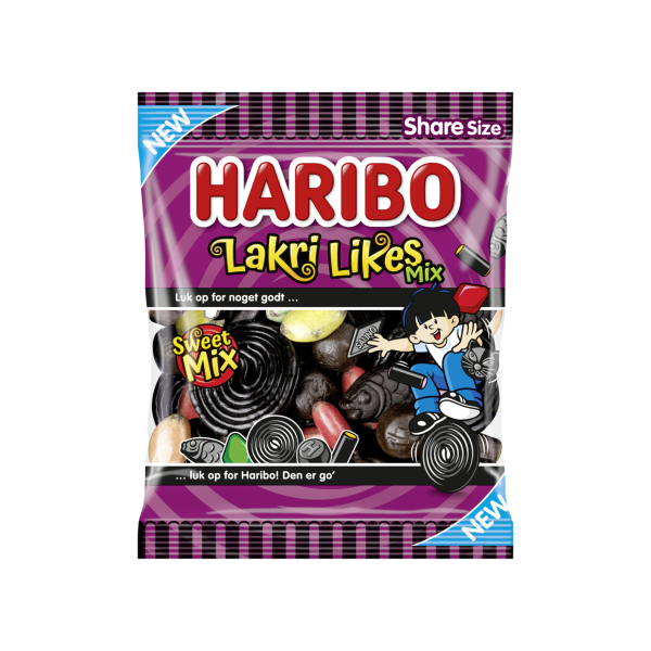 Haribo Lakri Likes 16x120g – SweetSpot